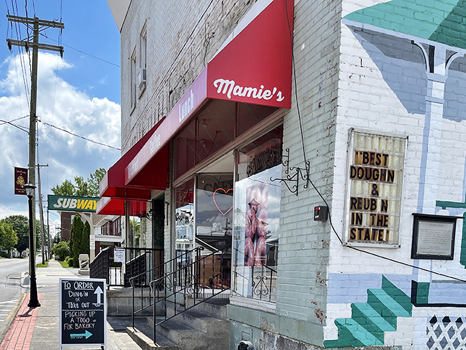 "Best Dough'n Reuben in the State!" proclaims the sign, and after one bite, you'll find yourself nodding in emphatic agreement while planning your next visit.