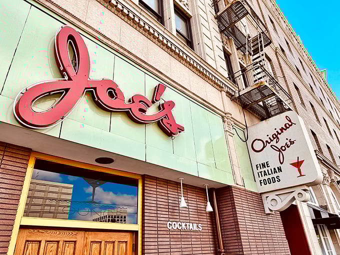 That vintage signage doesn't just mark a restaurant&mdash;it's a time portal to when dining out was an event and neon was the language of hospitality.