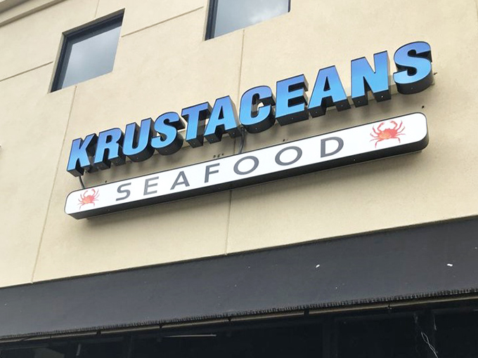 That bold blue signage is like a lighthouse for the seafood-starved, beckoning with promises of crab and shrimp in a city known more for hot chicken.