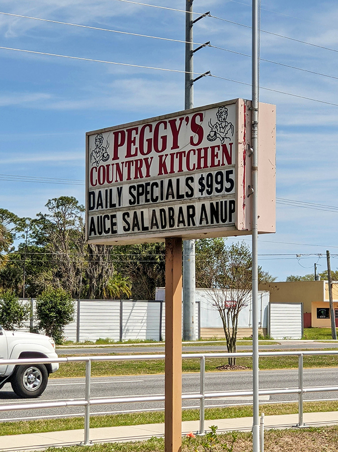 A sign that promises exactly what awaits inside &ndash; honest food at honest prices. No Instagram filter required.