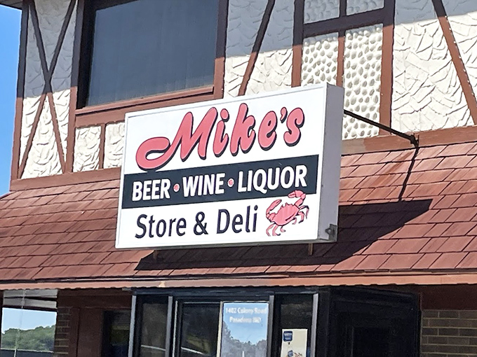 More than just a restaurant&mdash;Mike's keeps you covered with libations to go. Because sometimes you need to take a bit of that crab magic home.