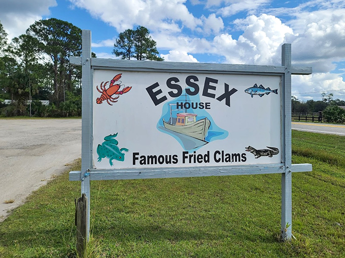 Their roadside sign makes no bones about it &ndash; Essex House is proud of their famous fried clams, and they're not afraid to tell the world.