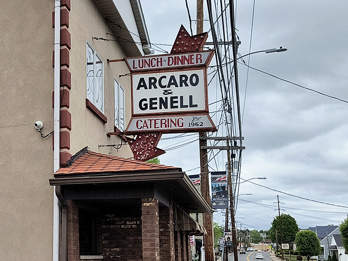 That vintage sign has been guiding hungry travelers to pizza paradise since 1962. Some landmarks don't need to be in history books to be important.