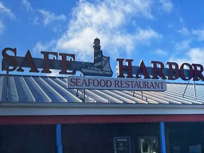 That sign has become a beacon for seafood lovers &ndash; like a lighthouse guiding ships to delicious shores.