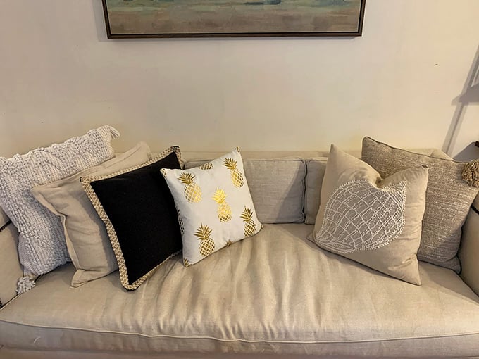 Throw pillows that could instantly transform any couch from "meh" to magazine-worthy&mdash;including that pineapple print that screams "I have personality!"