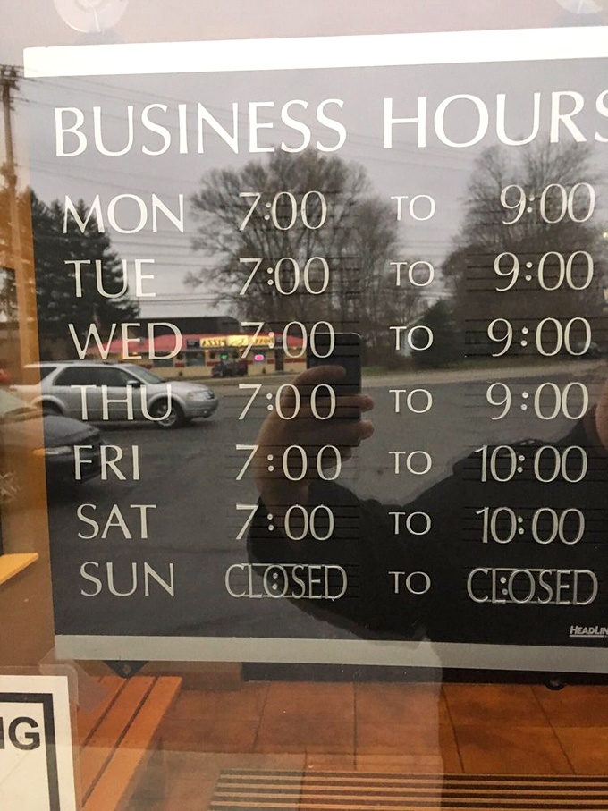 These business hours aren't just a schedule&mdash;they're a commitment to being there when hunger strikes and a promise of consistency in an unpredictable world.