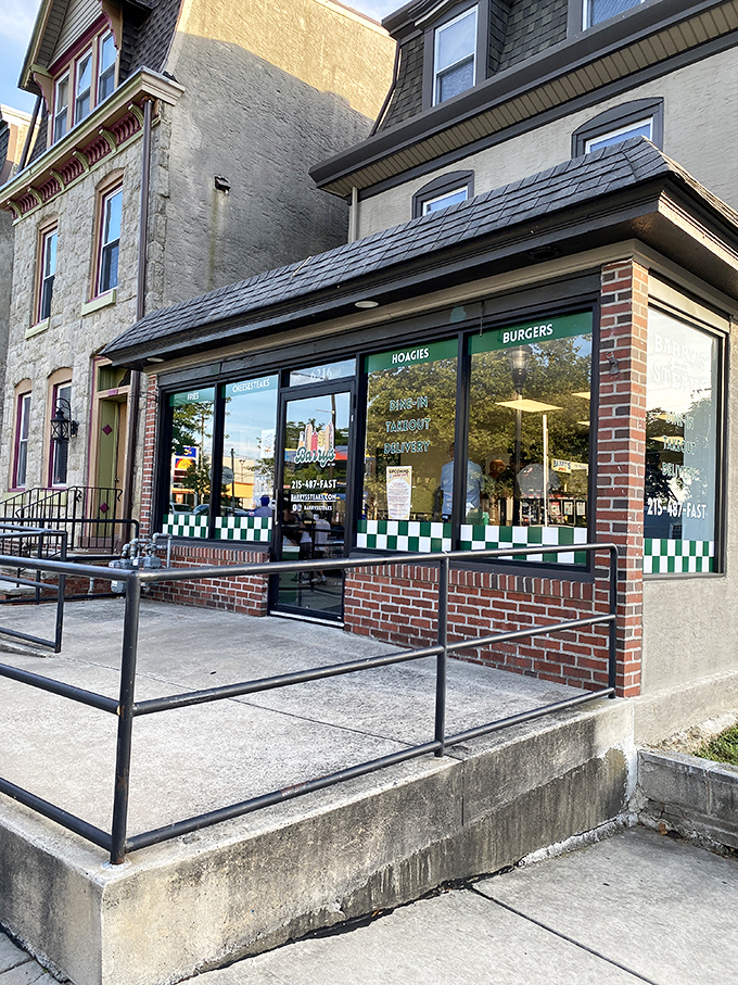 The neighborhood storefront that doesn't need to shout about its greatness. In Philly, the green and white checkerboard pattern is practically a bat signal for sandwich lovers.