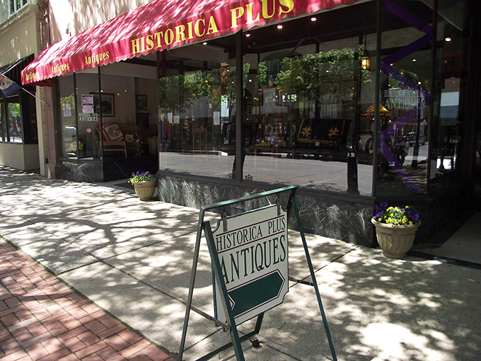 The sidewalk invitation to adventure&mdash;where the hunt for yesterday's treasures becomes today's excitement.