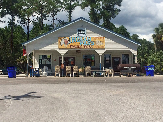 The iconic storefront stands as a beacon of hope for hungry travelers seeking authentic Florida seafood without the tourist trap trappings.