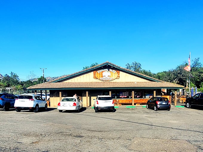 The welcoming facade that's drawn hungry travelers for years &ndash; a humble exterior that belies the extraordinary culinary treasures waiting inside.