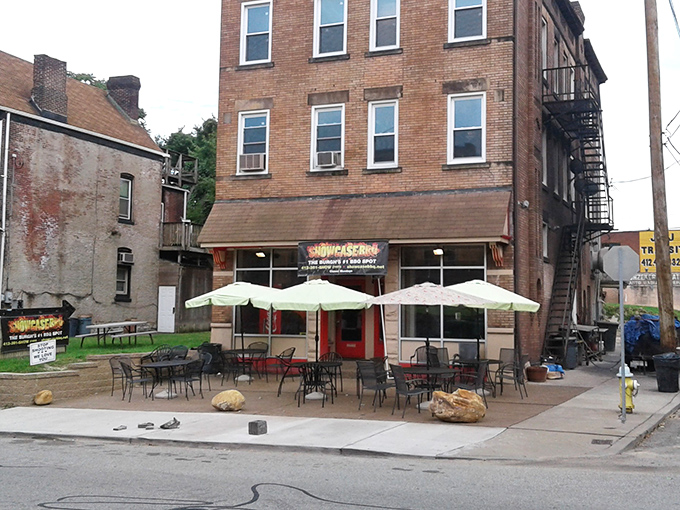 From this street view, you'd never guess the magnitude of flavor happening inside this corner building &ndash; the best surprises come in unassuming packages.
