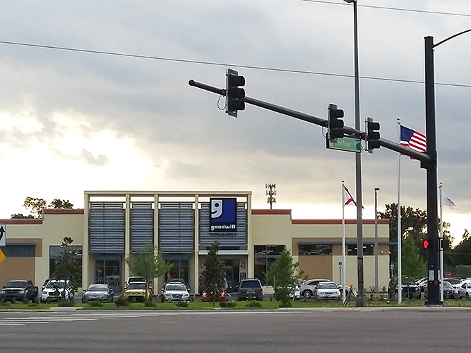 From the street, this Goodwill looks more like a boutique department store than a thrift shop, drawing in curious shoppers from across Central Florida.