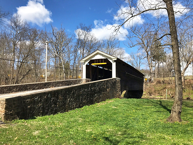 On days like this, the bridge practically glows, showing off like a retiree with a new convertible.