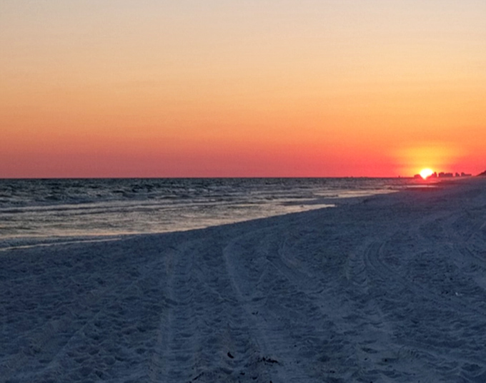 The day's grand finale never disappoints. Grayton Beach sunsets aren't just beautiful—they're daily proof that endings can be the best part.