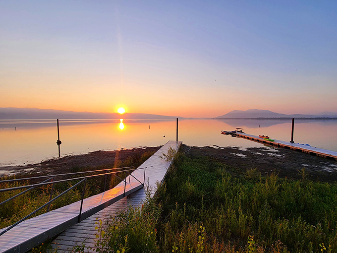 A California sunset that rivals any coastal view, yet the nearby real estate won't force you to live on ramen for the next decade.