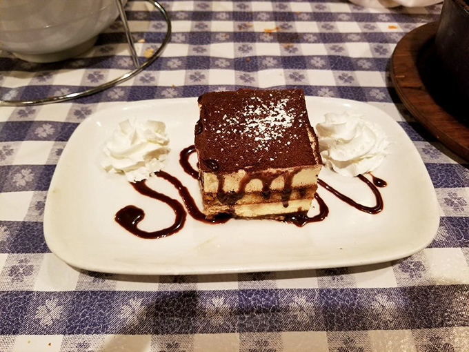 Tiramisu that strikes the perfect balance between coffee, cream, and chocolate. A sweet finale that somehow manages to be both light and decadent.