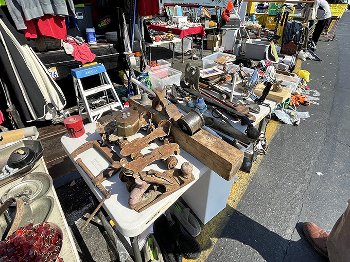 Tool treasure trove where rusty gold awaits the handy shopper&mdash;these vintage implements have stories to tell and projects yet to complete. 
