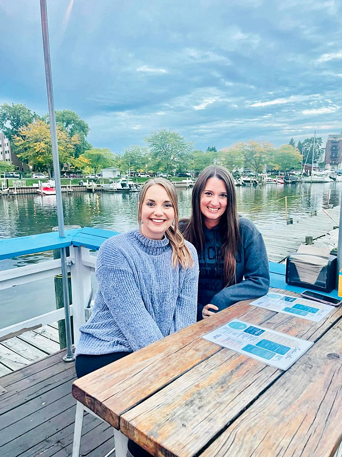 Waterfront dining where every meal comes with a side of pure Michigan magic and endless smiles.