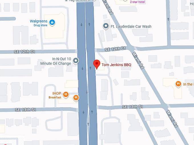 16 tom jenkins&rsquo; bar b q map