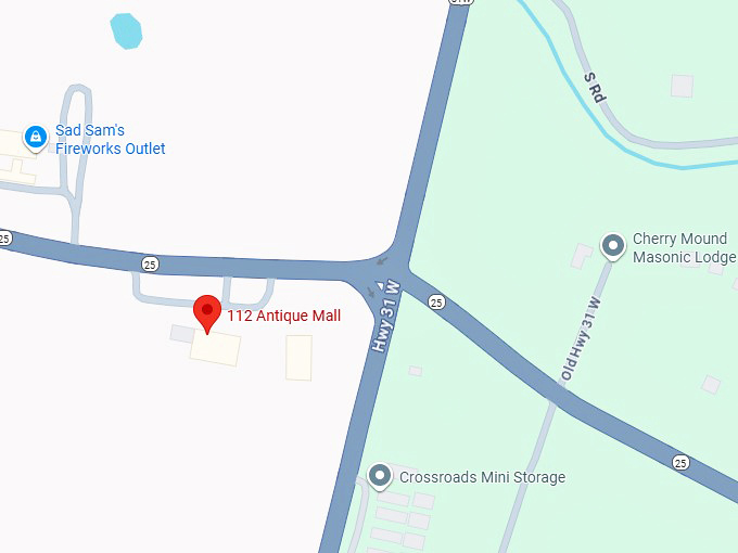 16. 112 antique mall map