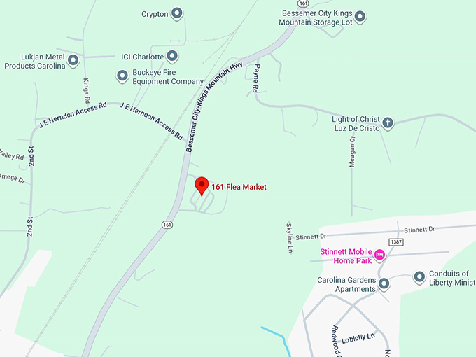 16. 161 flea market map