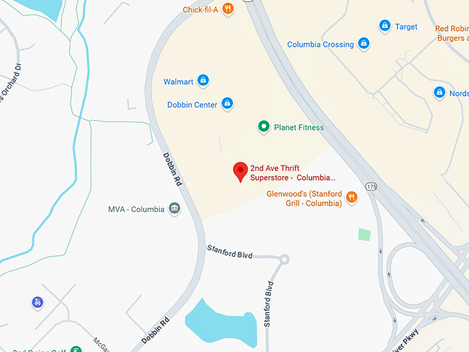 16. 2nd ave thrift superstore columbia, md map