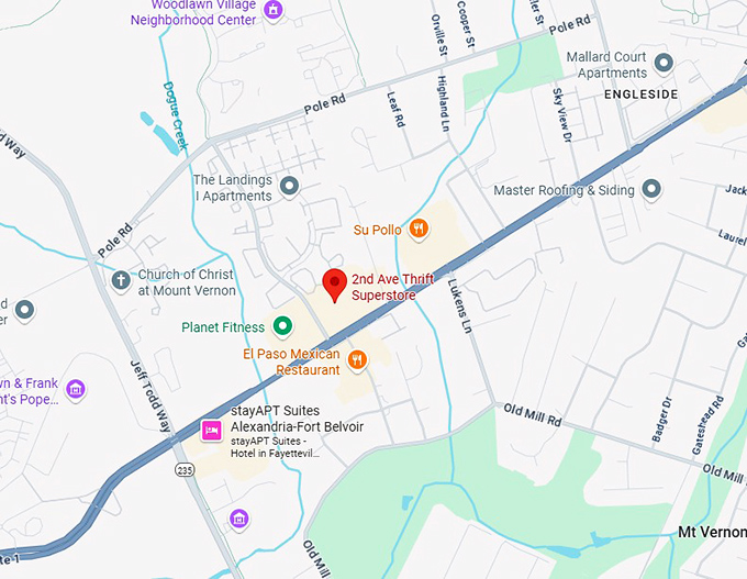 16. 2nd ave thrift superstore map