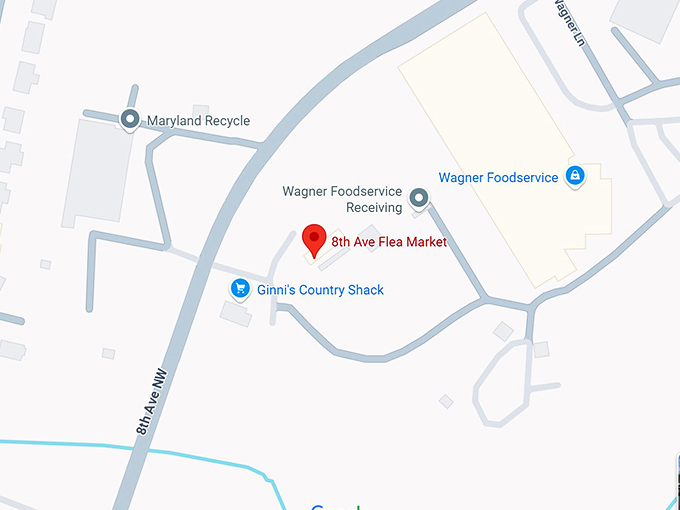 16. 8th ave flea market map