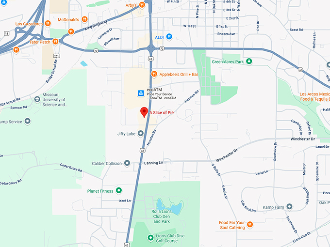 16. a slice of pie map