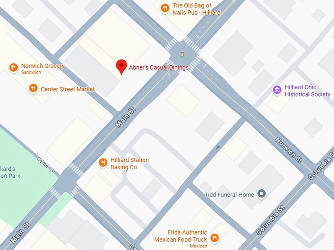 16. abner's casual dinings map