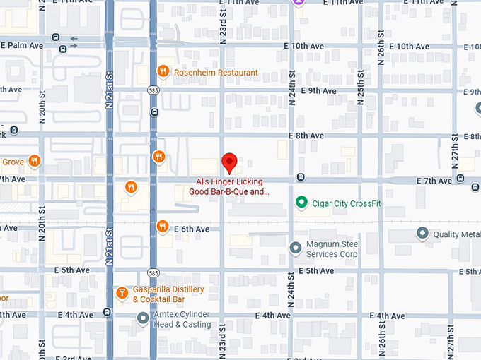 16. al's finger licking good bar b que and soul food (2302 e 7th ave) map