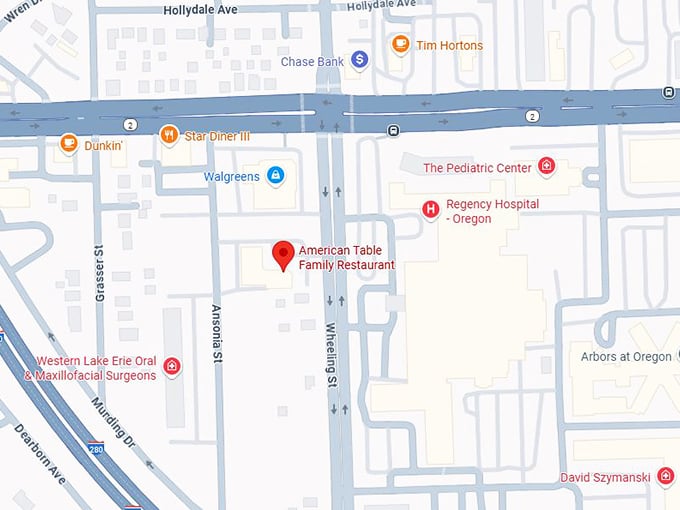 16. american table family restaurant 846 s wheeling st map