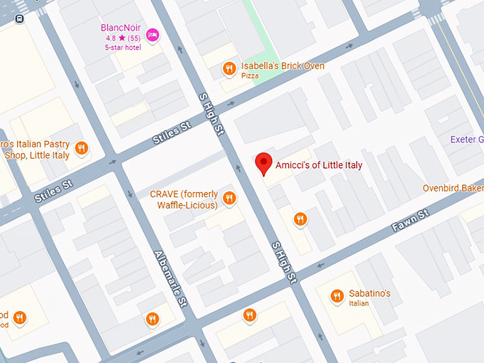 16. amicci's of little italy map