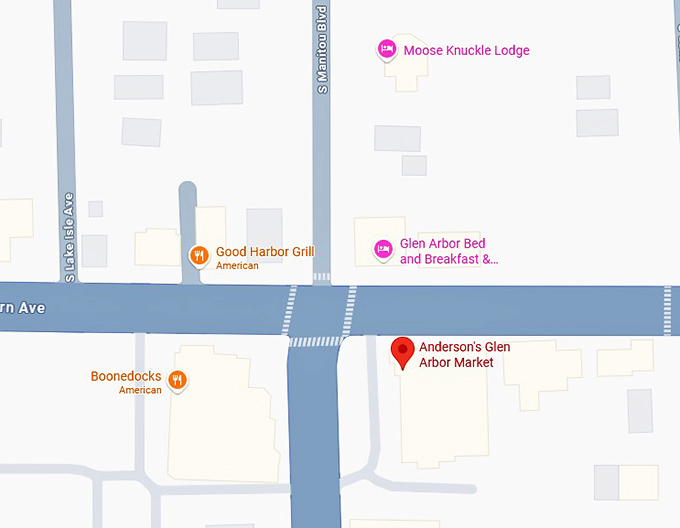 16. anderson's glen arbor market map