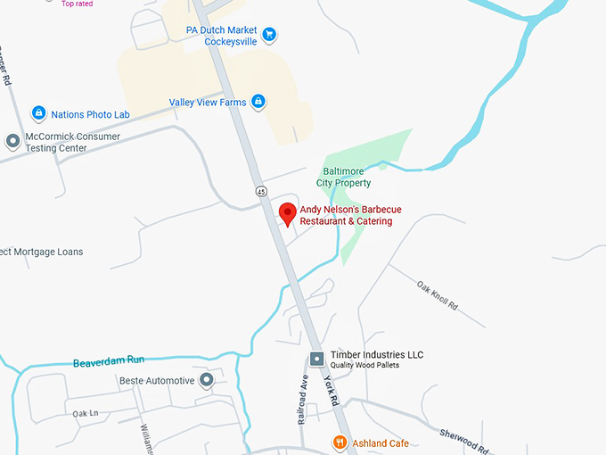 16. andy nelson's barbecue restaurant & catering map