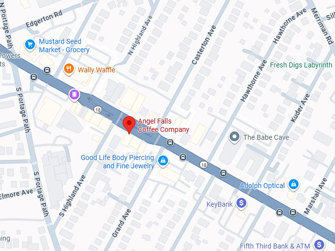 16. angel falls coffee company map