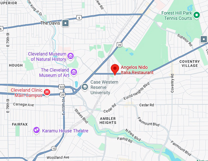 16. angelo&rsquo;s nido italia map
