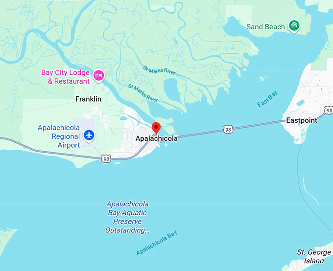 16. apalachicola map