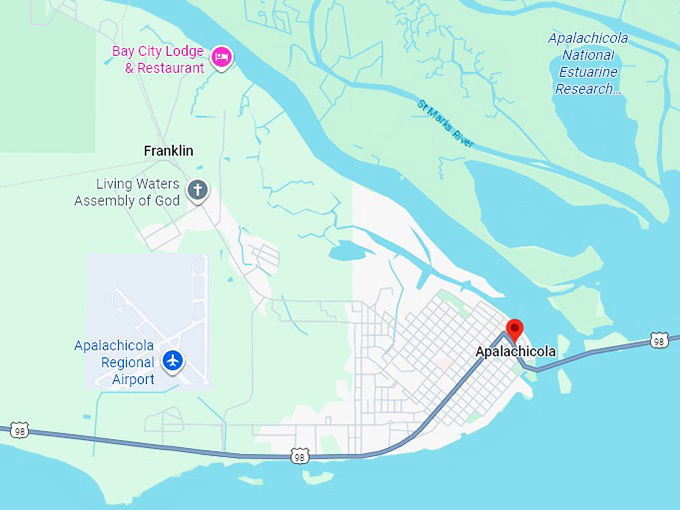 16. apalachicola map