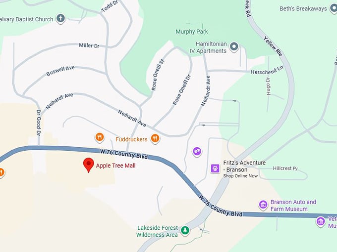 16. apple tree mall map