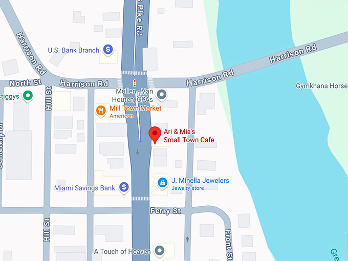 ari & mia's small town cafe map