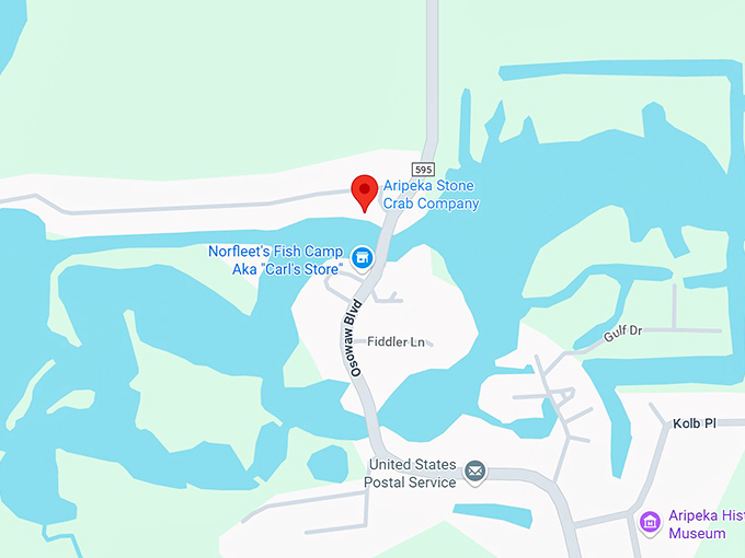 16. aripeka stone crab company map