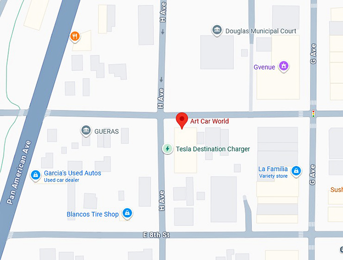 16. art car world map