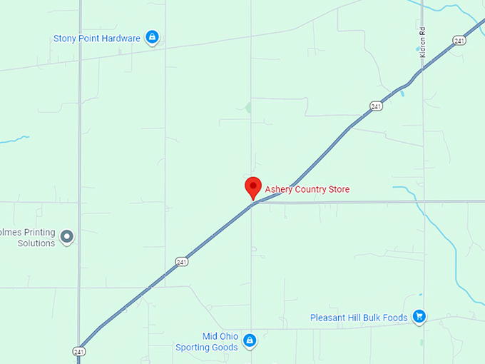 16. ashery country store map