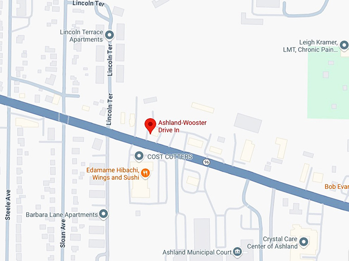 16. ashland wooster drive in map