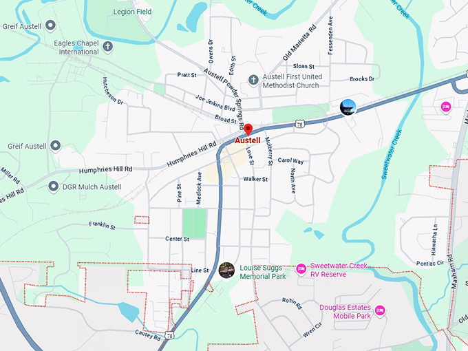 16. austell ga map