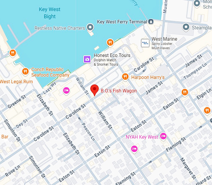 16. b.o.'s fish wagon map
