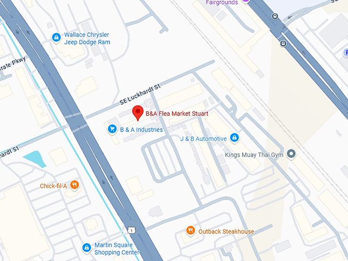 16. b&a flea market map