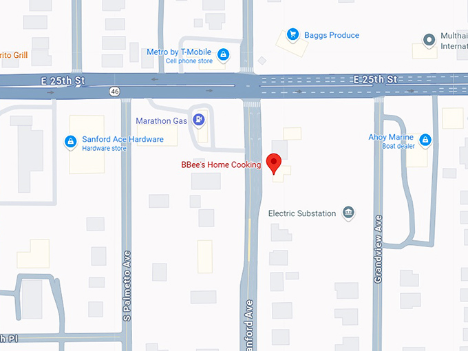 16. bbee's home cooking map