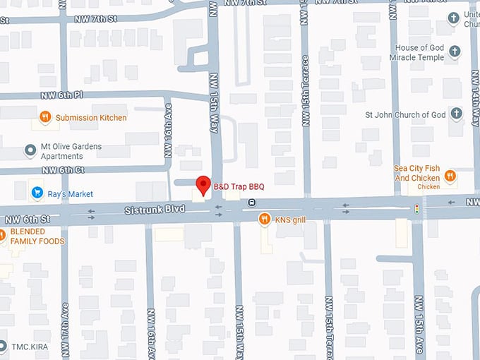 16. b&d trap bbq map